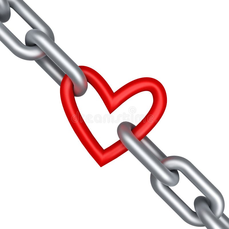 Réseau avec le coeur illustration stock. Illustration du symbole - 65447858