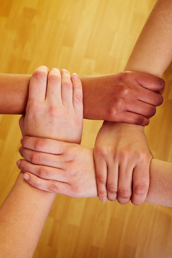 Mains unies photo stock. Image du bras, organisation - 21892474