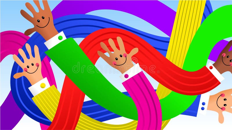 Maniable heureux illustration stock. Illustration du heureux - 1102208