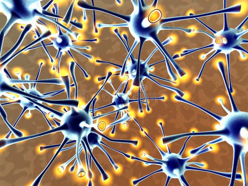 Cellule neuronale illustration stock. Illustration du illustration ...