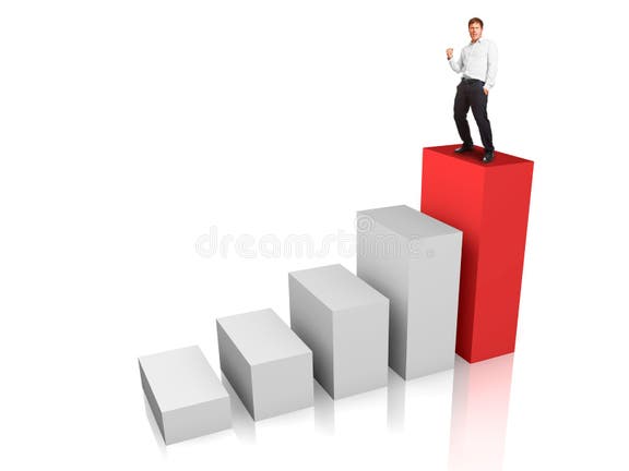 Réussite image stock. Image du réussite, businessman - 22818631