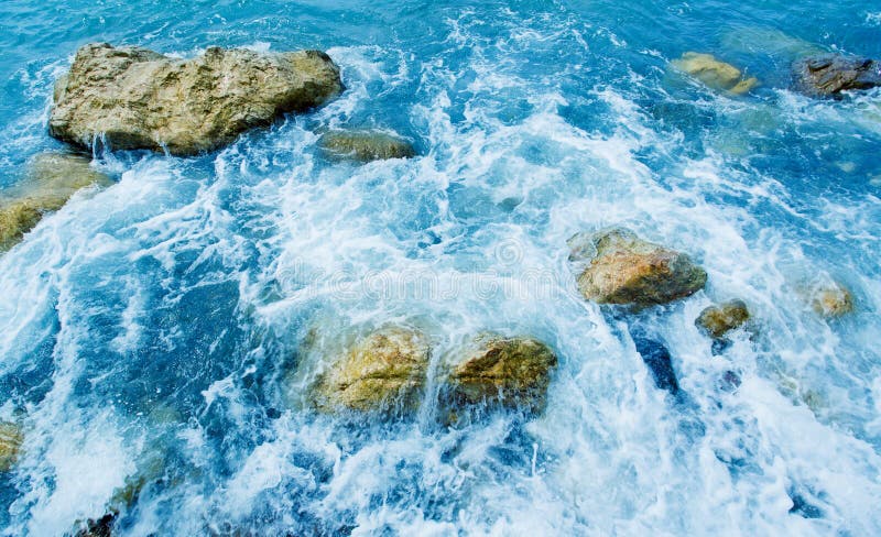 Textura Azul Del Fondo Del Agua De Río Foto de archivo - Imagen de azul ...