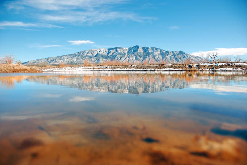 Río de Rio Grande foto de archivo. Imagen de nubes, sandia - 5259624
