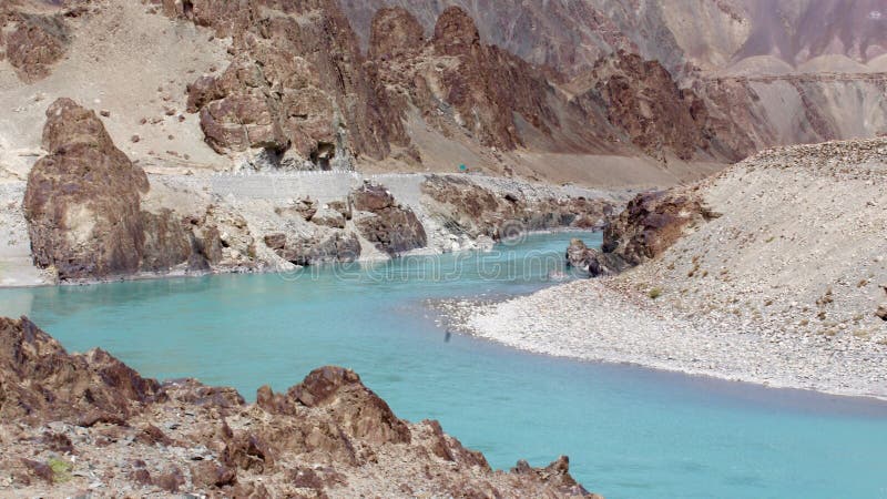 Río Indo De Serpenteo Y Paisaje Foto de archivo - Imagen de actualmente ...