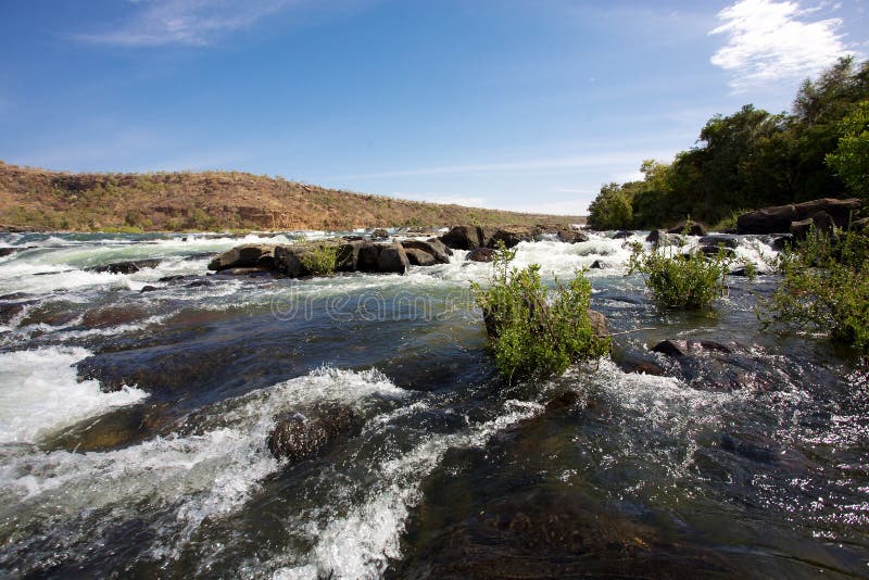 Río Senegal Cerca De Kayes En Malí Foto de archivo - Imagen de ...