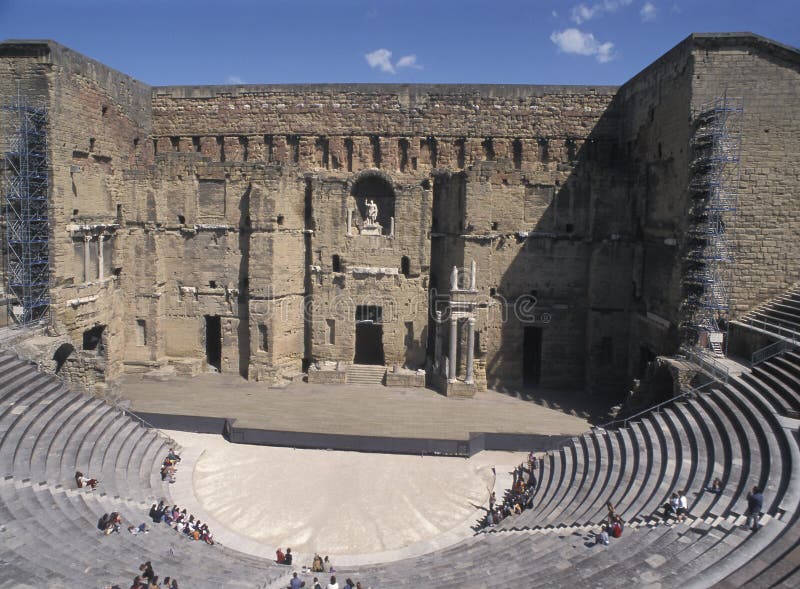 Alter Roman Theatre Der Orange, Vaucluse, Frankreich Redaktionelles ...