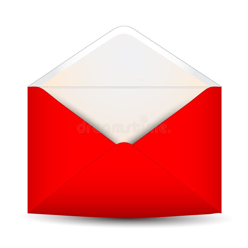 Symbol Av Mejl I Ett Kuvert Vektor Illustrationer - Illustration av ...