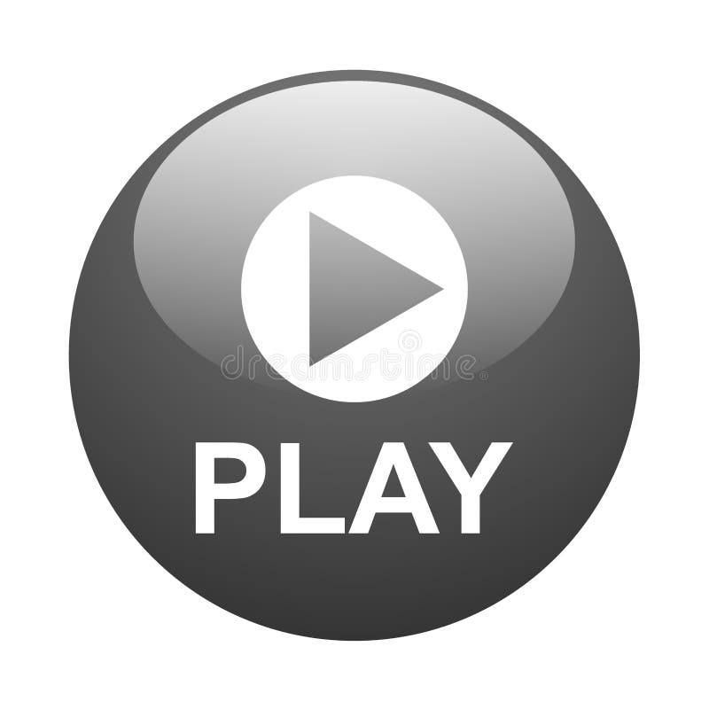 Play now button stock illustration. Illustration of design - 179802816
