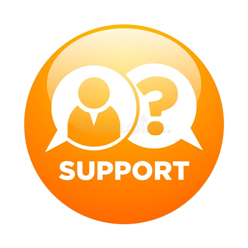 Customer support icon stock vector. Illustration of abstract - 15981292