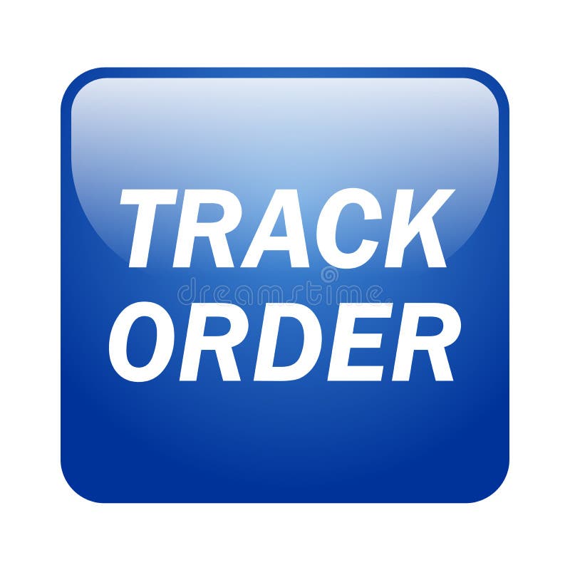 Track order button stock illustration. Illustration of graphic - 199239547