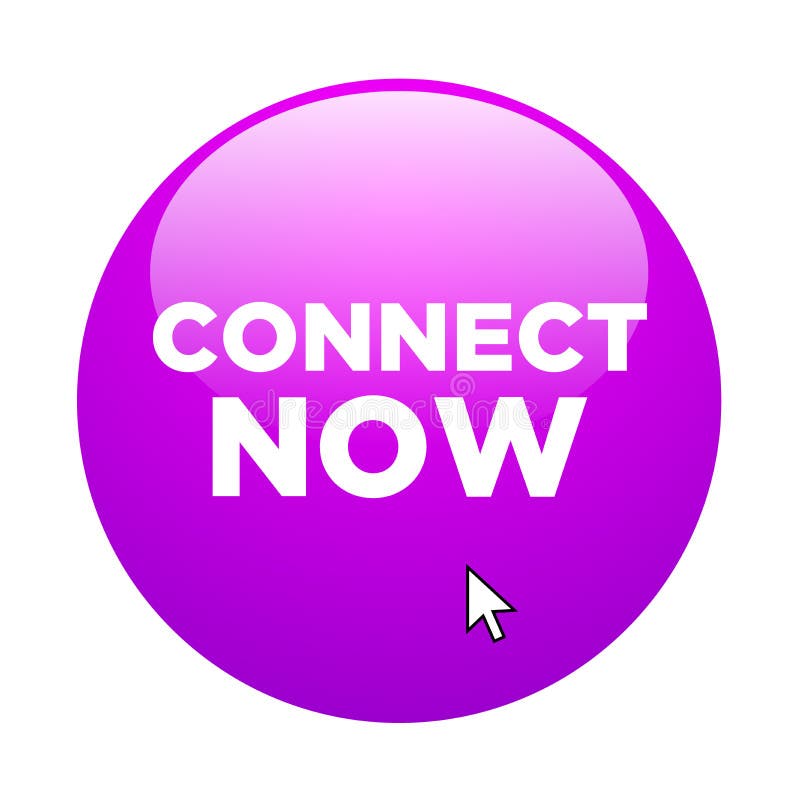 Connect now icon button stock vector. Illustration of element - 208211289