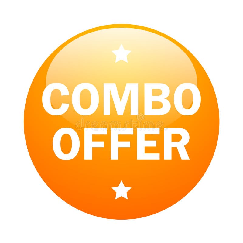 Combo offer web button stock vector. Illustration of fresh - 214791532