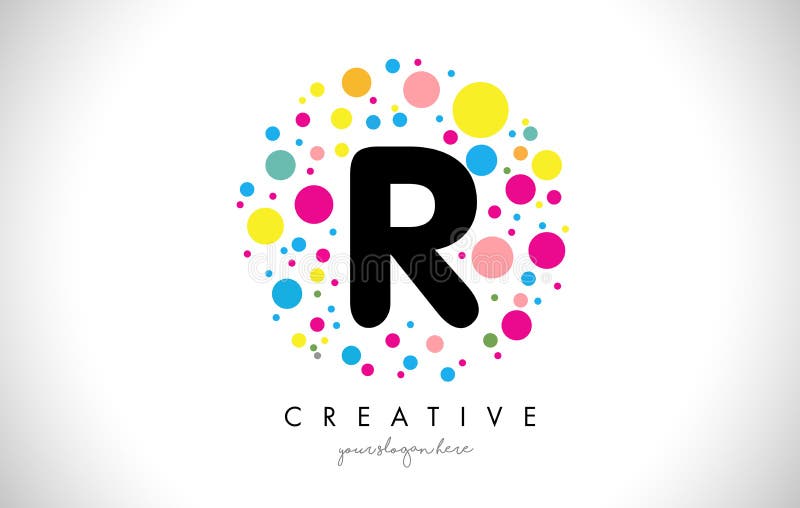 Y Bubble Dots Letter Logo Design with Creative Colorful Bubbles. Stock ...