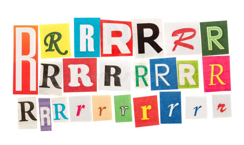 Cut Paper Letter R Stock Photos - Free & Royalty-Free Stock Photos from ...
