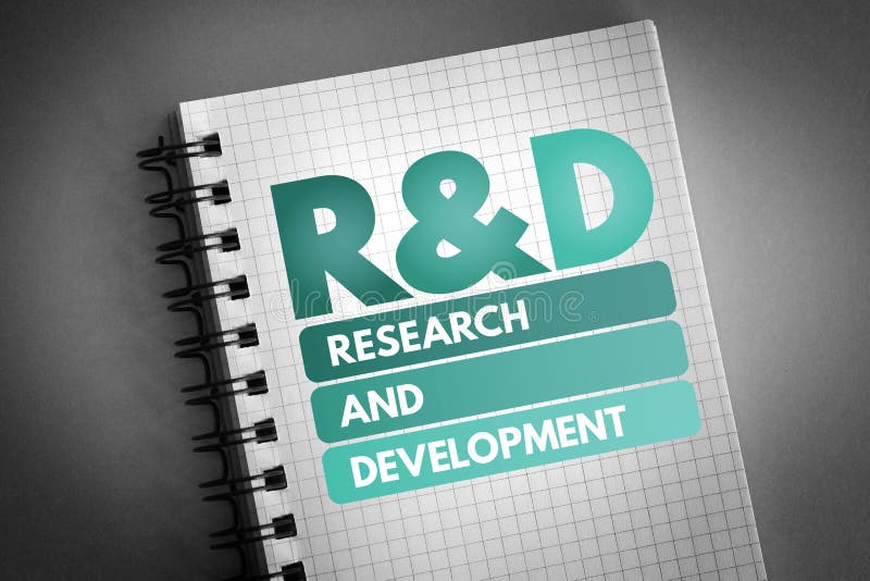 R&D - Research and Development Acronym Stock Image - Image of share ...
