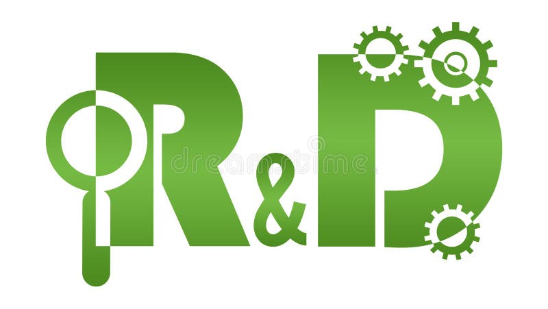 R and D - Research and Development Green Conceptual Stock Illustration ... R and D - Research and Development Green Conceptual Stock Illustration ...