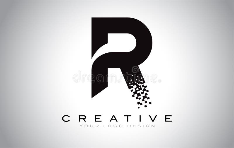 Letter R Pixels Stock Illustrations – 72 Letter R Pixels Stock ...
