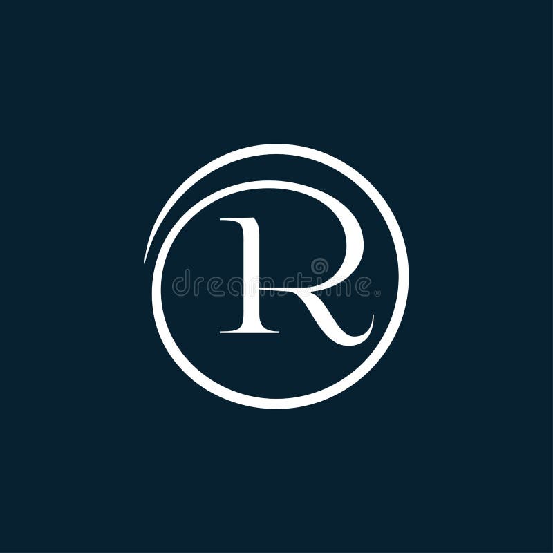 GF Initial Letters Loop Linked Circle Monogram Logo Stock Vector ...