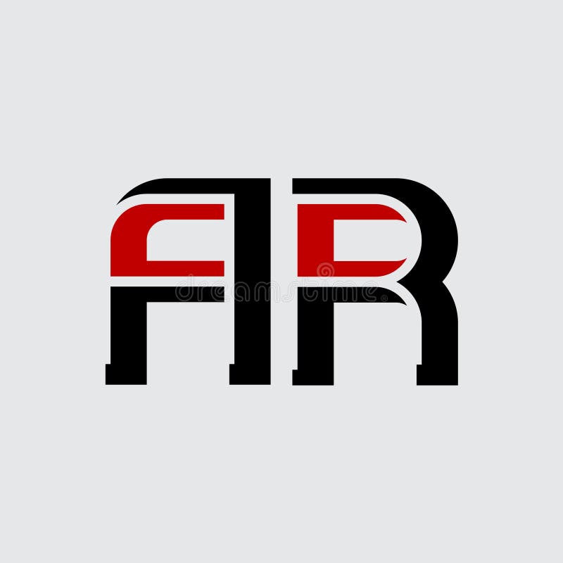 A and R - Initials or Logo. AR - Monogram or Logotype Stock Vector ...