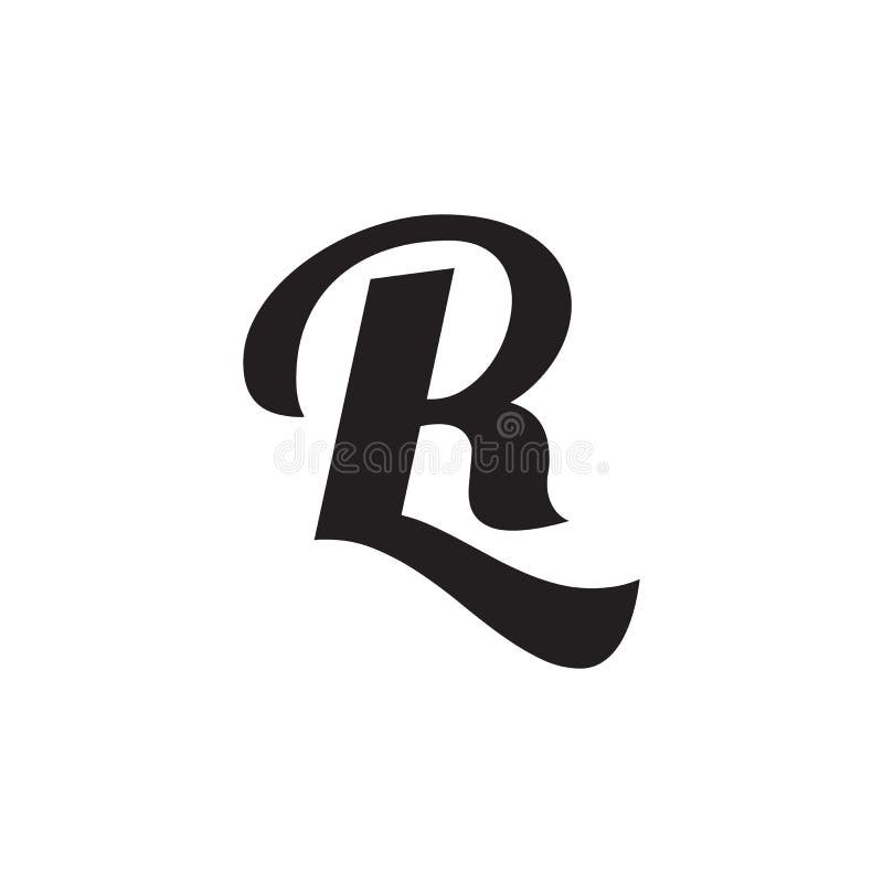 R L / L R Letter Logo Design Vector Stock Vector - Illustration of logo ...