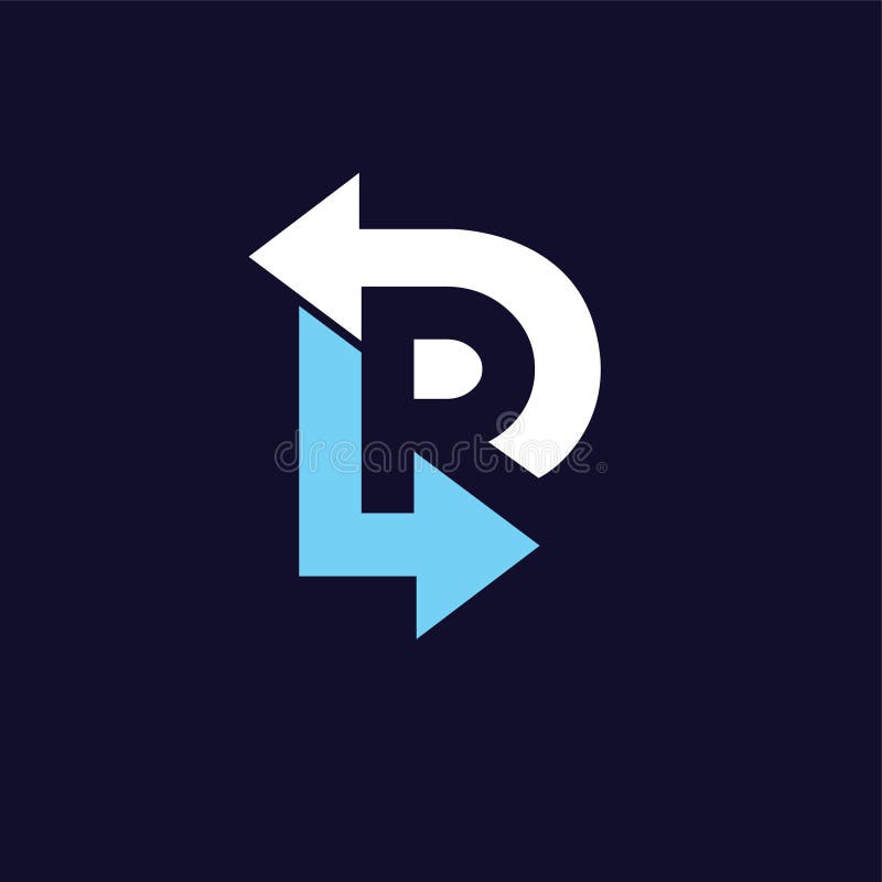 R Letter Arrow Logo Icon Vector Template Stock Vector - Illustration of ...