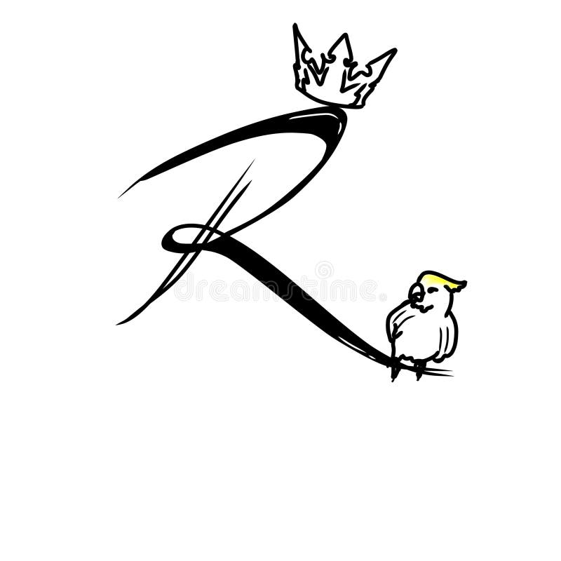 R Letter Crown Stock Illustrations – 736 R Letter Crown Stock ...