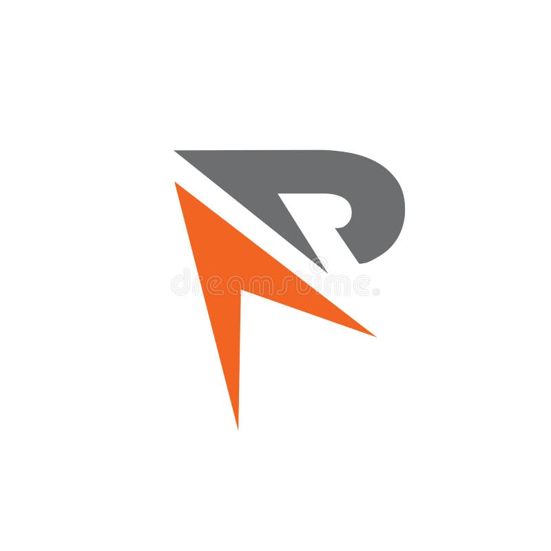 R Letter Icon Logo Design Template Stock Vector - Illustration of font ...