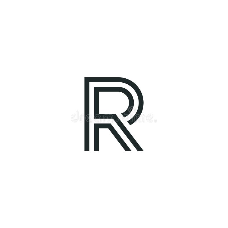 R Letter Initials Logo Vector Template Stock Vector - Illustration of ...