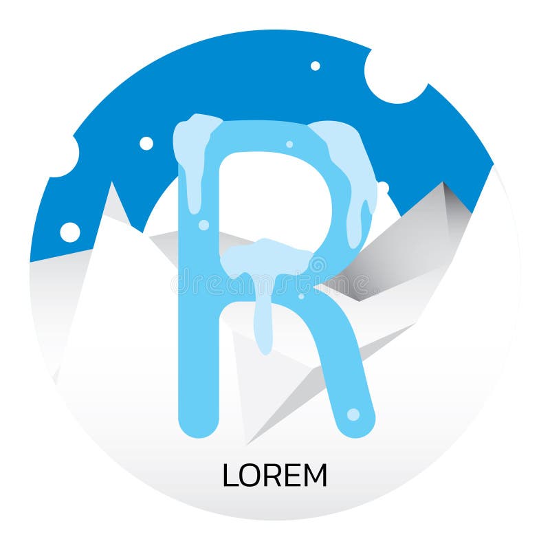 Letter R Snow Stock Illustrations – 182 Letter R Snow Stock ...