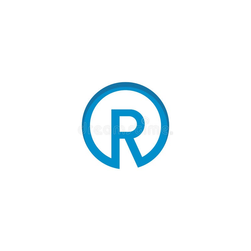 R Letter Logo Template Logo Vector Icon Illustration Stock Vector ...
