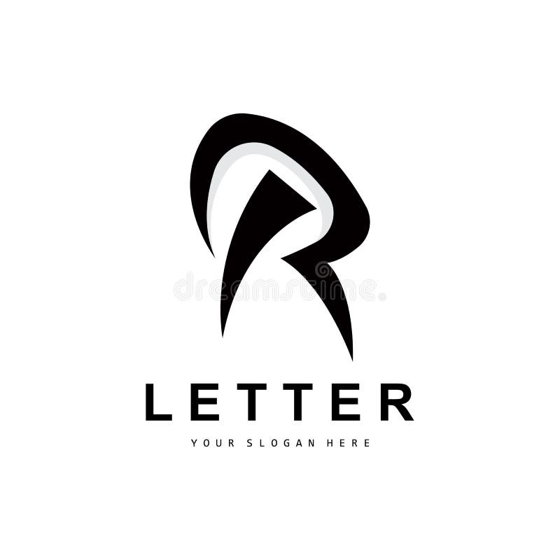 R Letter Logo, Vector Alphabet Symbol, Design for Brand Logos with ...