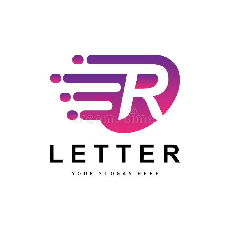 R Letter Logo, Vector Alphabet Symbol, Design for Brand Logos with ...