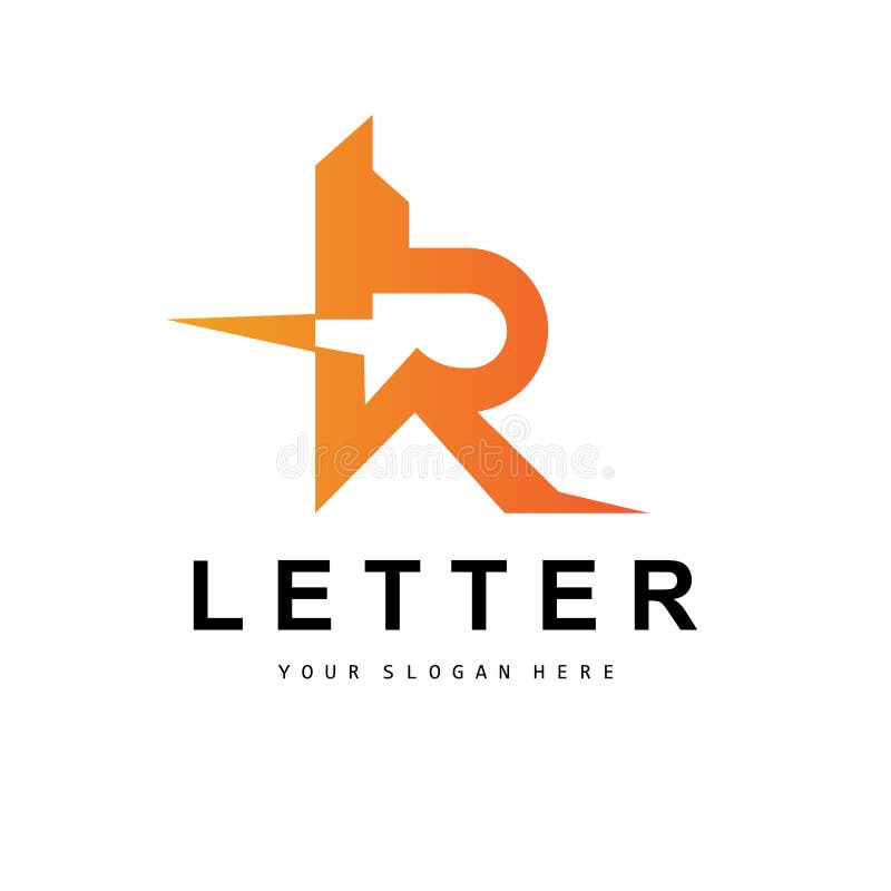 R Letter Logo, Vector Alphabet Symbol, Design for Brand Logos with ...