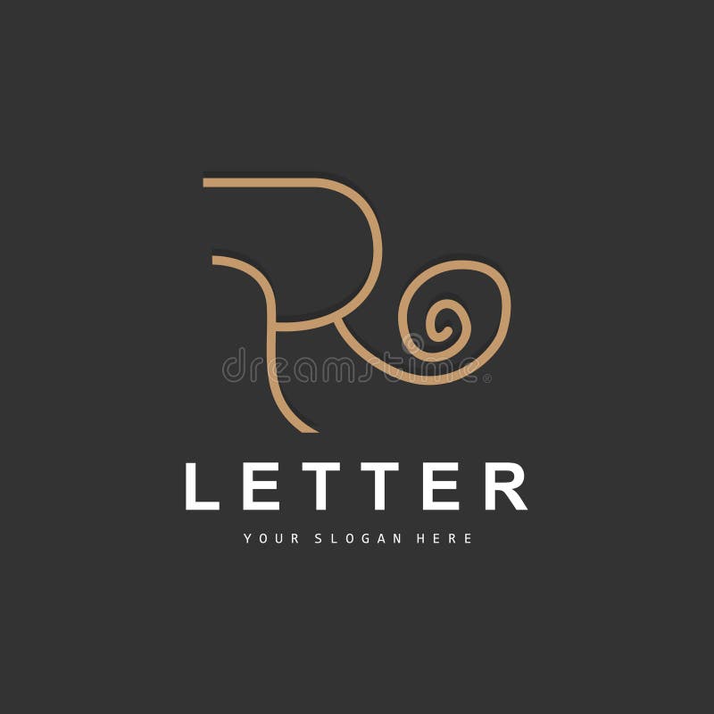R Letter Logo, Vector Alphabet Symbol, Design for Brand Logos with ...