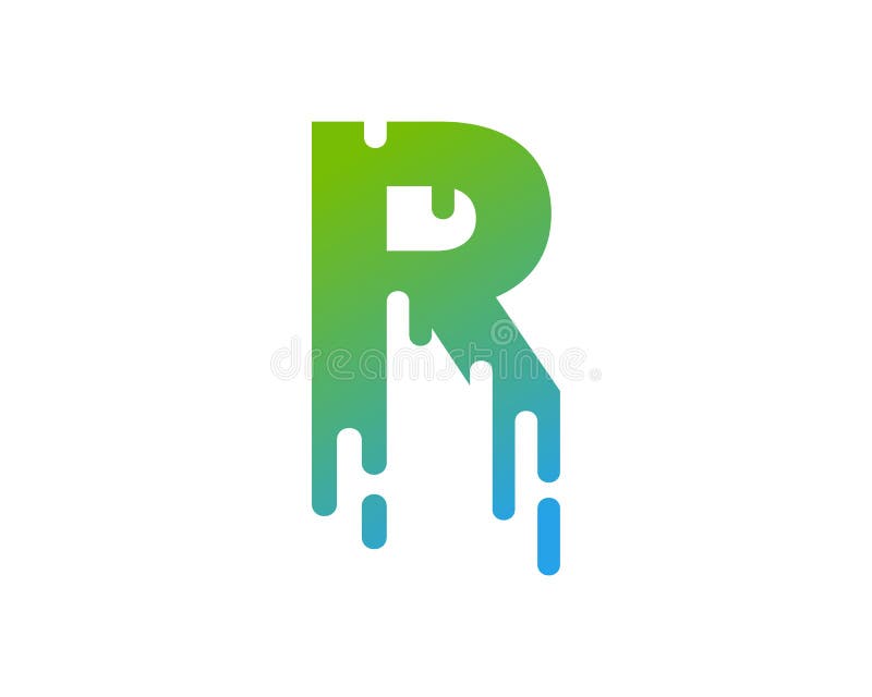 A Letter Paint Wet Logo Icon Design Stock Vector - Illustration of ...