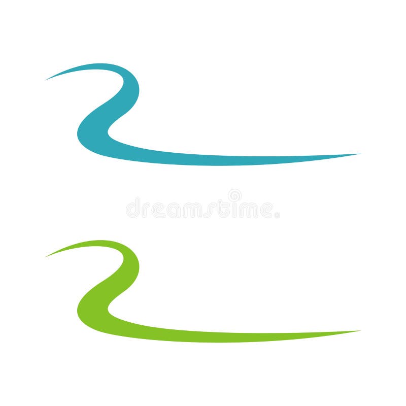 River shape icons stock vector. Illustration of forest - 235818087