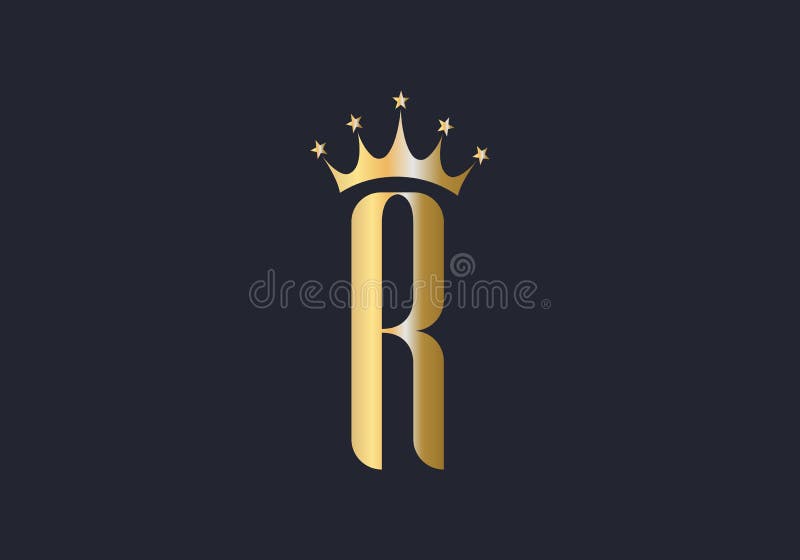 Letter R Logo Crown Stock Illustrations – 717 Letter R Logo Crown Stock ...