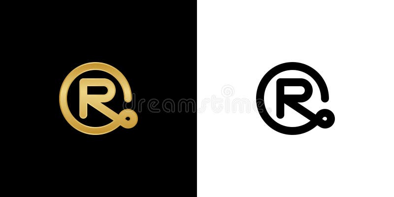 R Logo, R Monogram, Initial R Logo, Letter R Logo, Icon, Vector Stock ...