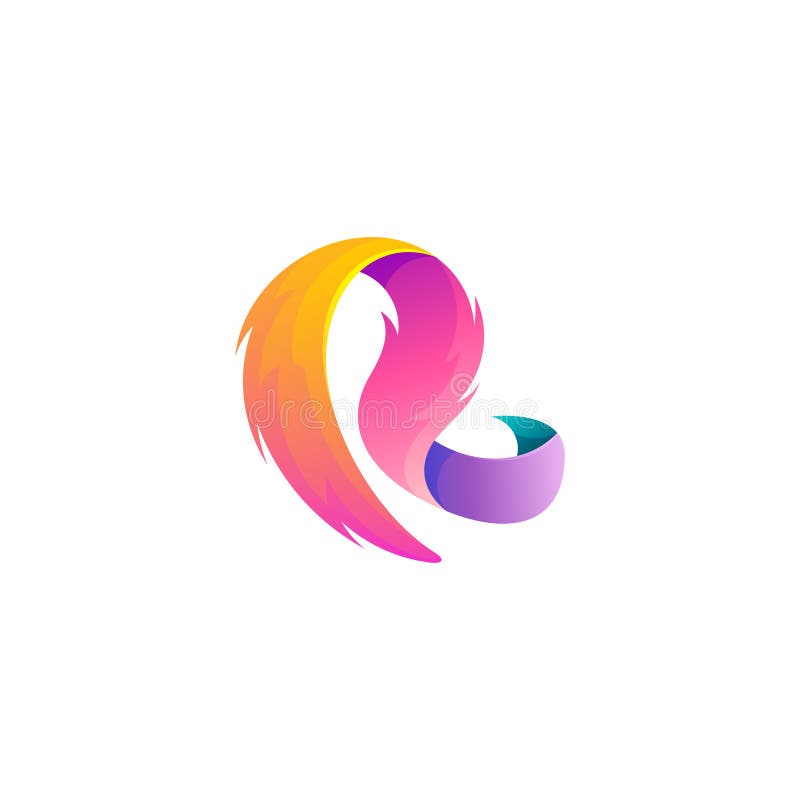 R Logos, Modern Logo with Colorful Design Vector Stock Vector ...