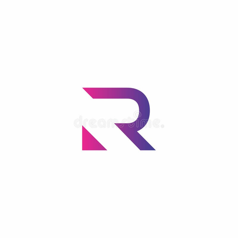 R Modern Logo. Letter R Icon Stock Vector - Illustration of arrow ...