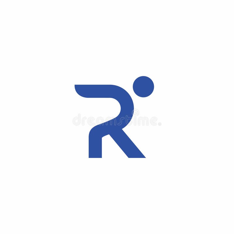 R People Logo. Letter R Run Logo Stock Vector - Illustration of family ...