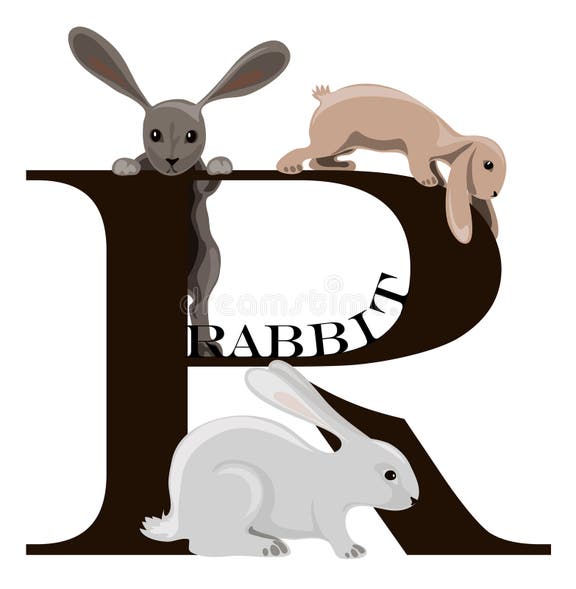 Rabbit Alphabet Stock Illustrations – 2,787 Rabbit Alphabet Stock ...
