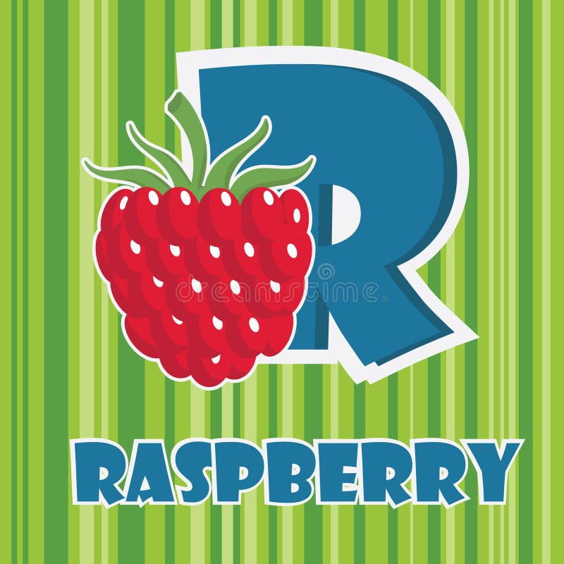 Alphabet Letter R Raspberry Stock Illustrations – 42 Alphabet Letter R ...