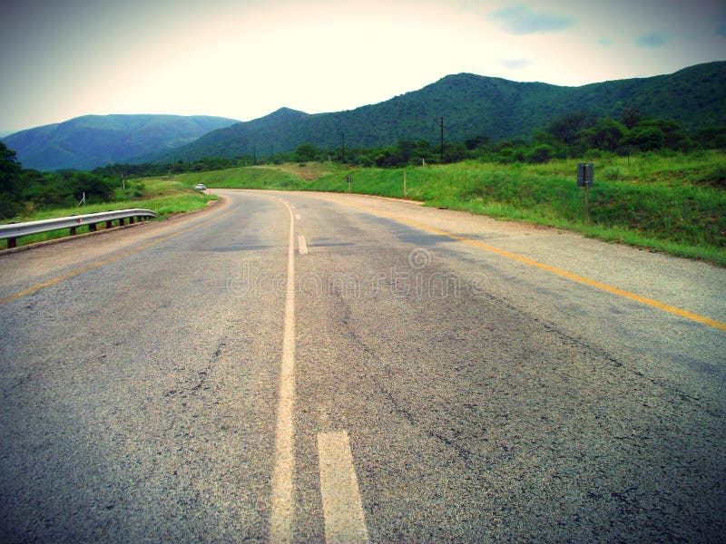 R555 road in South Africa stock image. Image of africa - 168074743