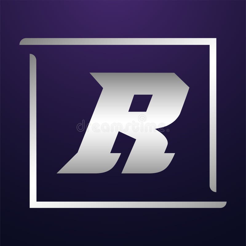 Logo Silver Letter Logo Design with Simple Style Stock Vector ...