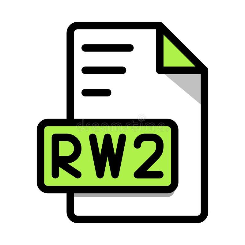 R2W File Format Icon. Type File Extension Symbol Icons, Vector ...