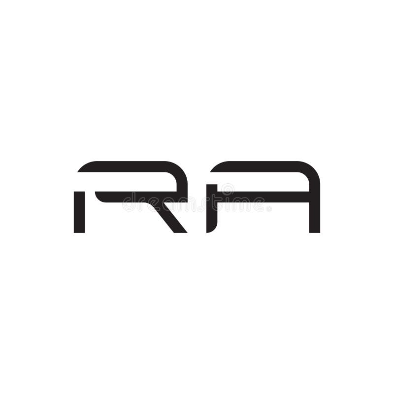 Ra Initial Letter Vector Logo Icon Stock Vector - Illustration of ...