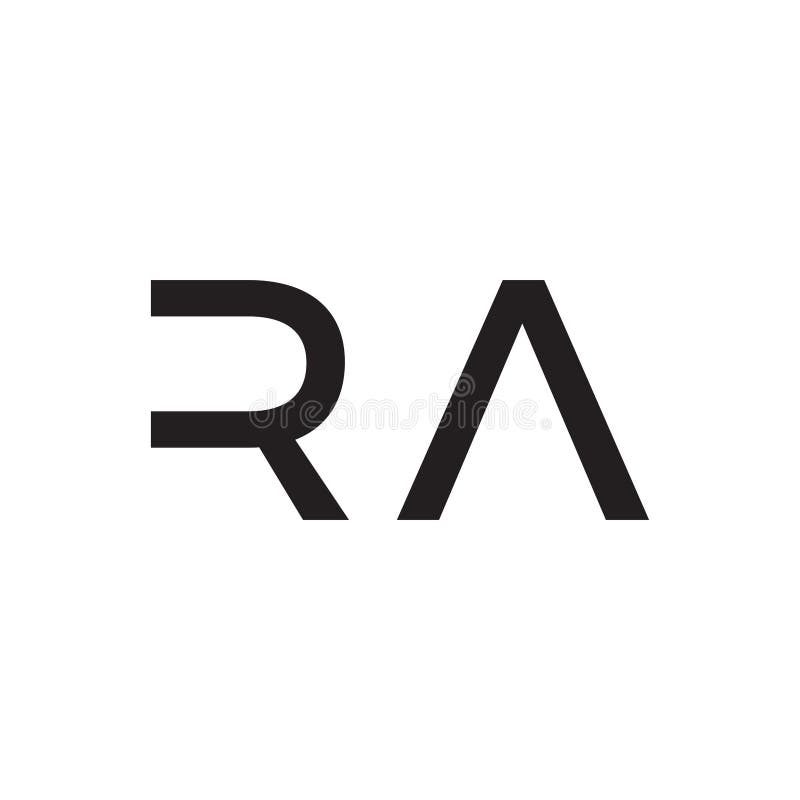 Ra Initial Letter Vector Logo Icon Stock Vector - Illustration of ...