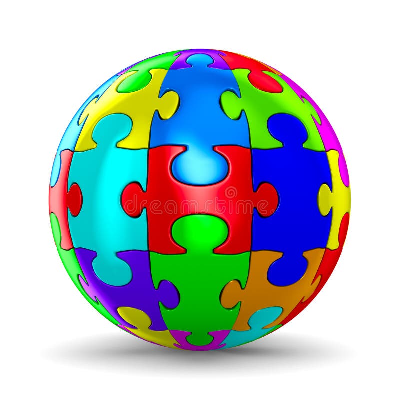 Raadsel Op Witte Achtergrond Stock Illustratie - Illustration of ...