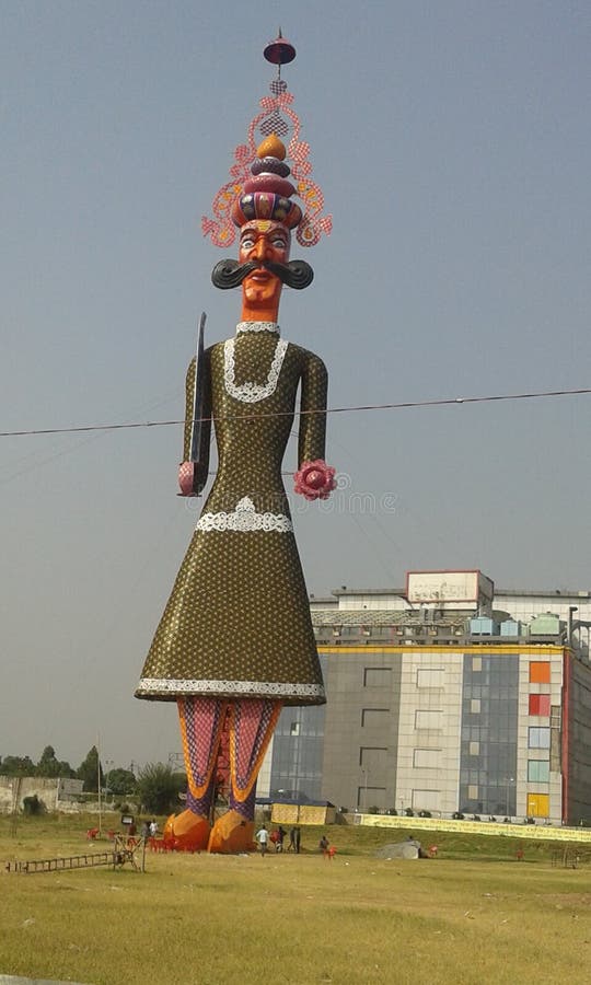 Raavan stock image. Image of punchkula, raavan, feet - 129300653